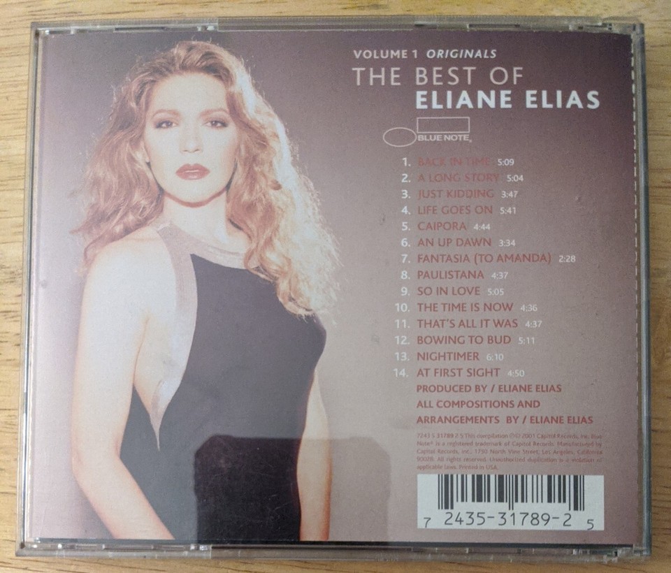 The Best of Eliane Elias, Vol. 1: Originals by Eliane Elias (CD Blue ...