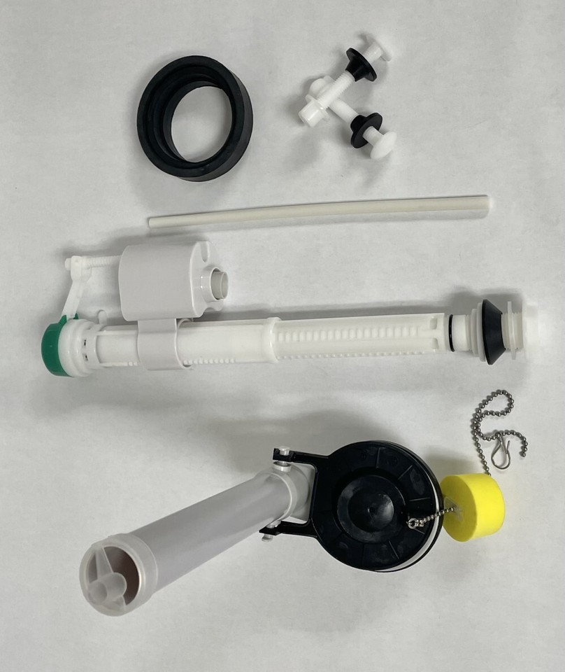 Aquasource Toilet 2.5-inch Flush Valve and Fill Valve with Bolts, and ...