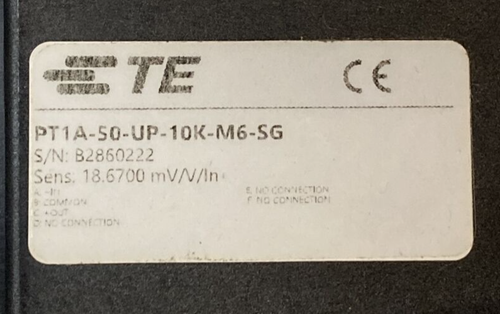 TE Connectivity PT1A-50-UP-10K-M6-SG Transducer Measurement Specialties ...