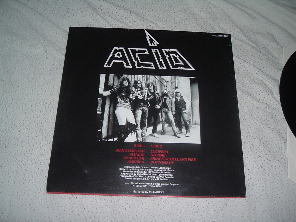 ACID Maniac '84 ORIGINAL RARE EU IMPORT press LP NMint | eBay