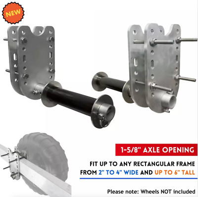 Heavy Duty Dock Pontoon/ Boat Lift Wheel Kit Aluminum for frame up to 4 ...