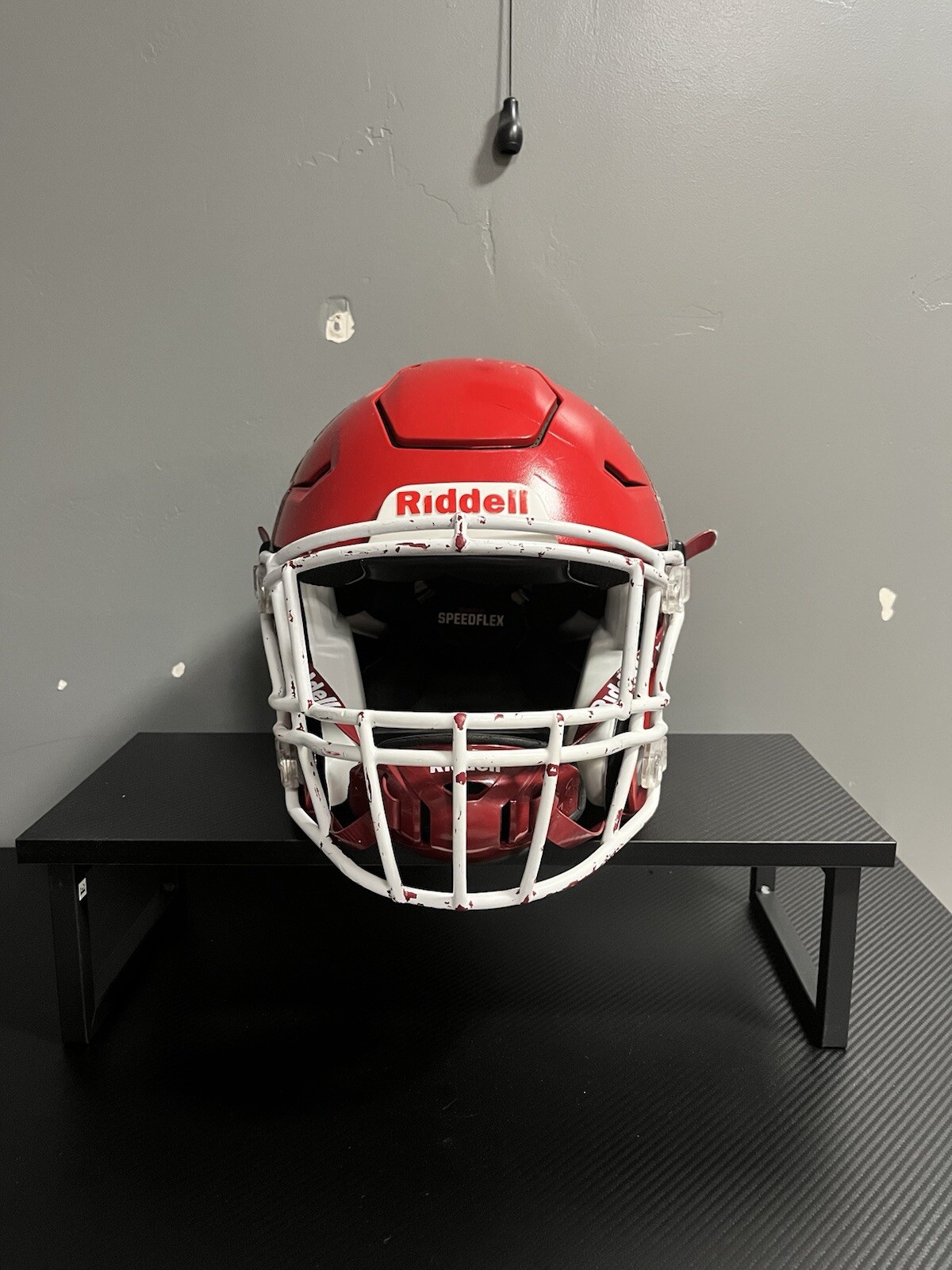 2021 Riddell SpeedFlex Adult Large Red Football Helmet W/ White Face Mask | eBay