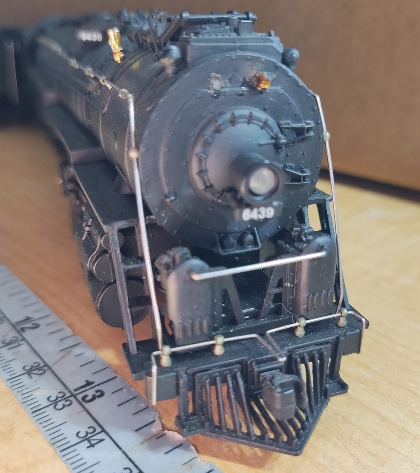 HO SCALE BACHMANN PENNSYLVANIA TEXAS CHUGGER 2-10-4 RUNS OK LIGHT WORKS ...