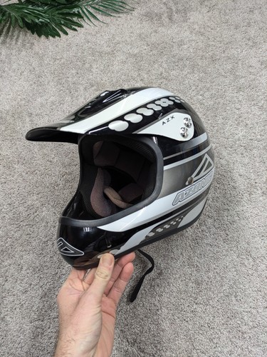 Azonic AZX Open Full Face Motorcycle Off-Road BMX MTN Bike Helmet ...