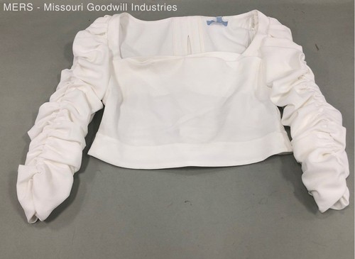 Women's Antonio Melani White Blouse Size 12 Regular | eBay