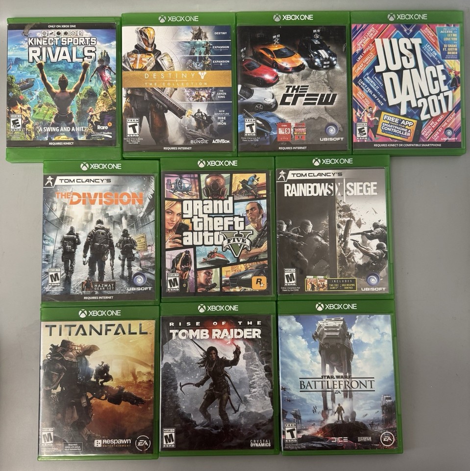 [Xbox One X] Console Bundle 10 Games, 1 Controller 1TB Microsoft | eBay