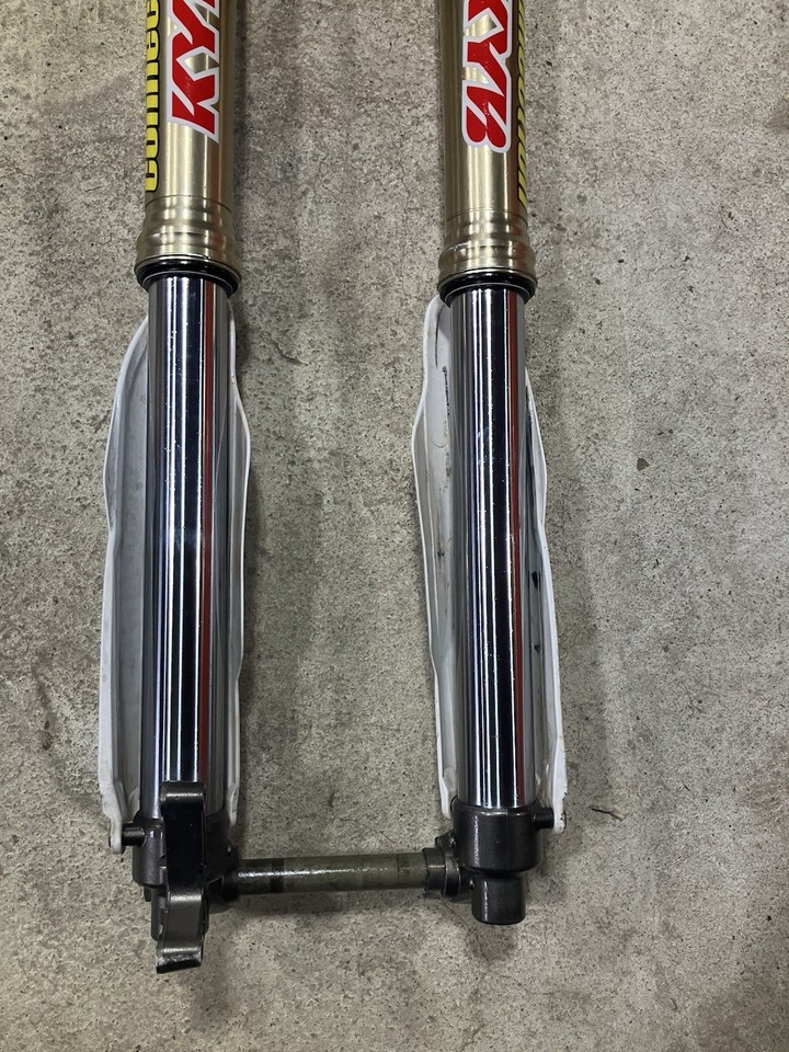 2015 YZ450F Front Forks W Triple Suspension Tree Upper Clamps-Factory ...