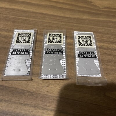 NOS Set of 3 DURO DYNE RAK PAK Sheet Metal Scribers HVAC Scribe Marking ...