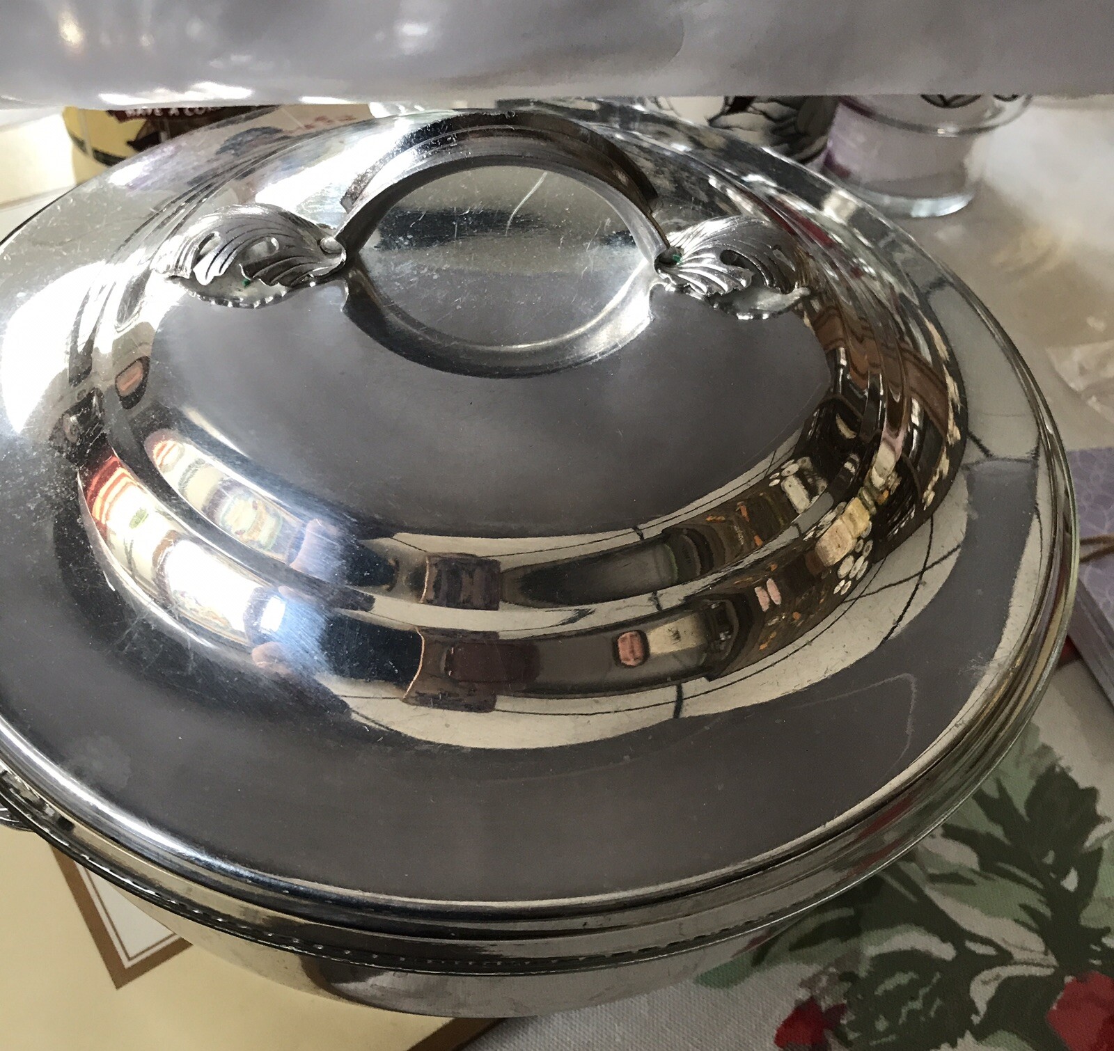 Vtg Pyrex Serving Dish & Carrier Lid Never Used Moms Bridal Gift 50s ...