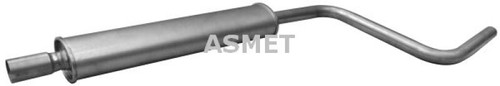 ASMET Mittelschalldämpfer MSD Vorschalldämpfer Mitteltopf 16.046 | eBay.de