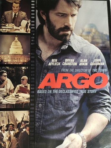 Argo DVD 2012 Widescreen Ben Affleck Bryan Cranston Alan Arkin John Goodman 883929241392| eBay