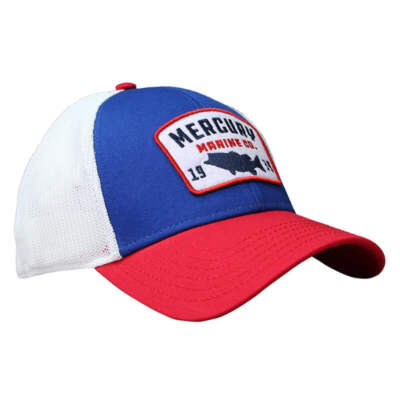 Mercury Bass Hat-Royal/Red/White Mesh | eBay