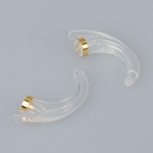 2Pcs Earmold Model Hook Anti-howling Elbow Tubing Connector for Ear ...