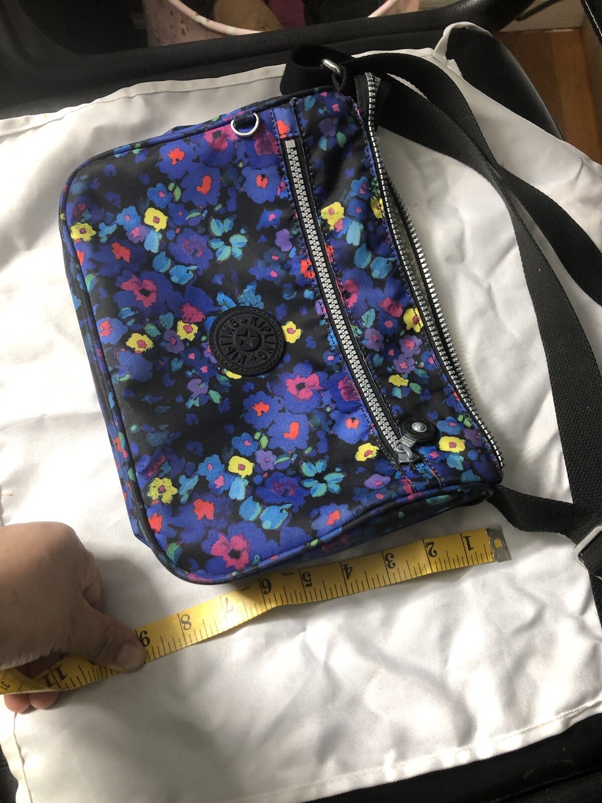 Kipling Angie Flower PowerCrossbody Shoulder Bag Trop… - Gem