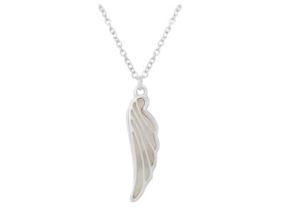 Mother of Pearl Angel Wing Pendant Necklace for Women | eBay