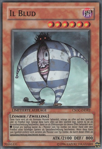 YuGiOh Il Blud CSOC-DESE2 Super Rare NM unl. | eBay.de