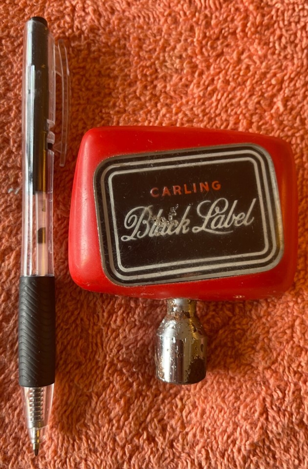 VINTAGE - CARLING BLACK LABEL BEER - TAP HANDLE | eBay