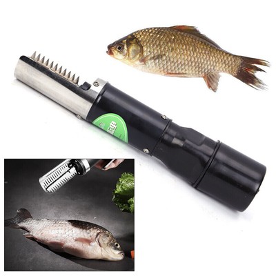 Electric Fish Scaler Scale Remover Tool Portable Fishing Cleaner ...