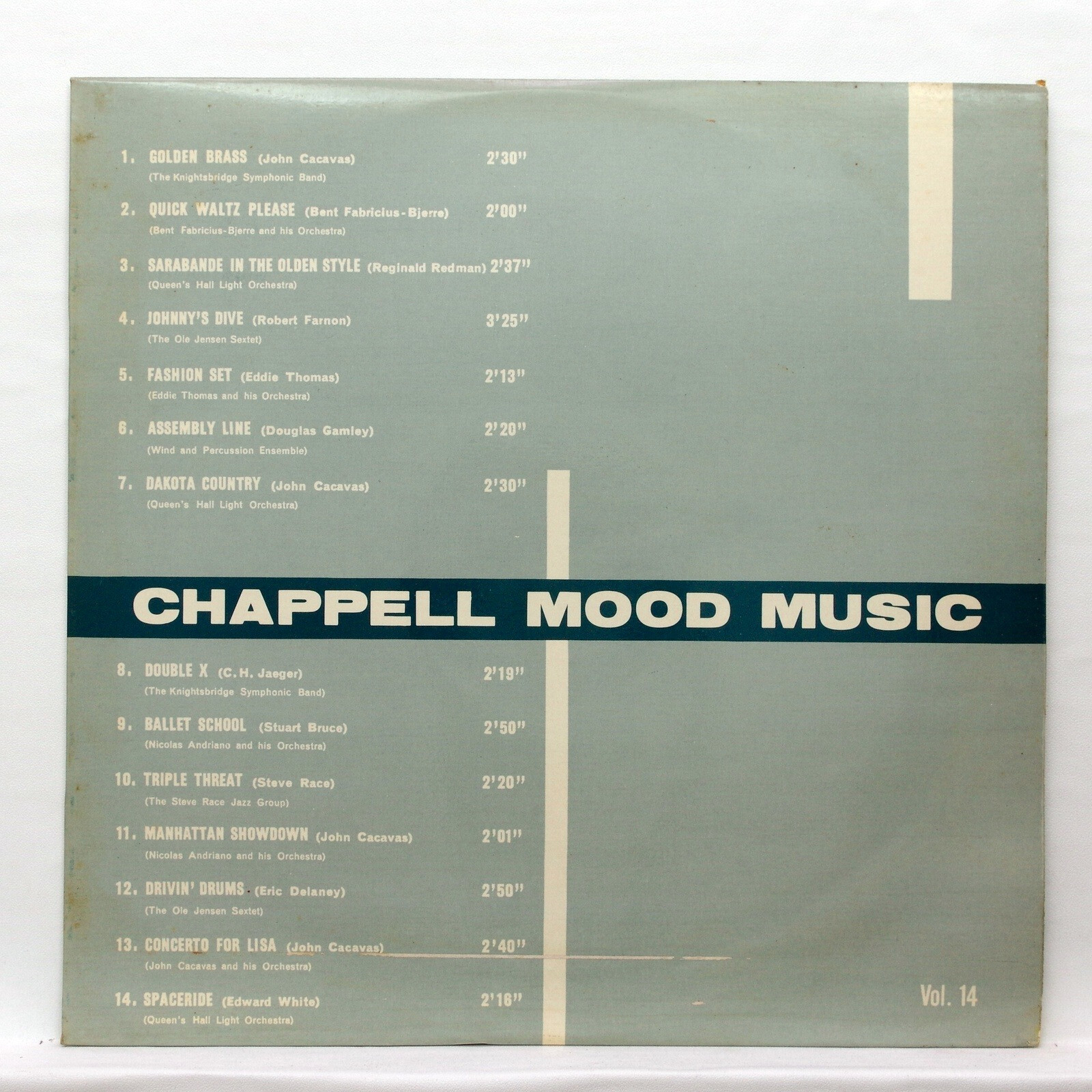 CHAPPELL MOOD MUSIC vol.14 – LIBRARY – CHAPPELL LP EX++ | eBay