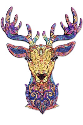 MUFEI Wooden Puzzle for Adults - Wooden Crafts Colorful and Unique ...