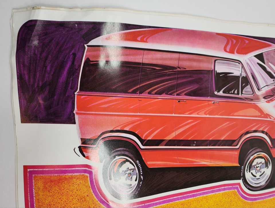 Dodge Street Van Customizing Kit Paint Scheme Litho Print Set Of 6 ...