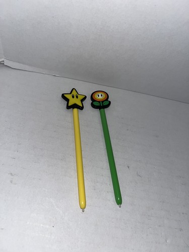 OEM Nintendo DS/DSi/3DS Super Mario Star & Fire Flower Stylus Pens Rare ...