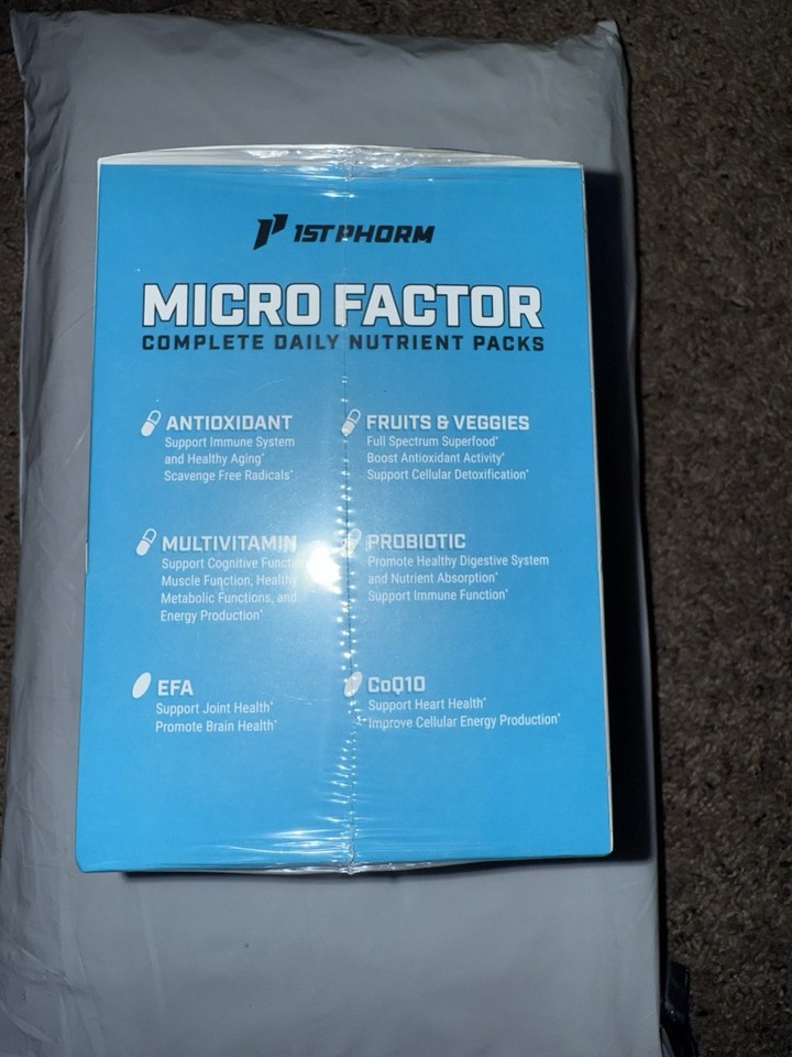 1st Phorm MICRO FACTOR Complete Daily Nutrient Packs (2) New Packaging | eBay