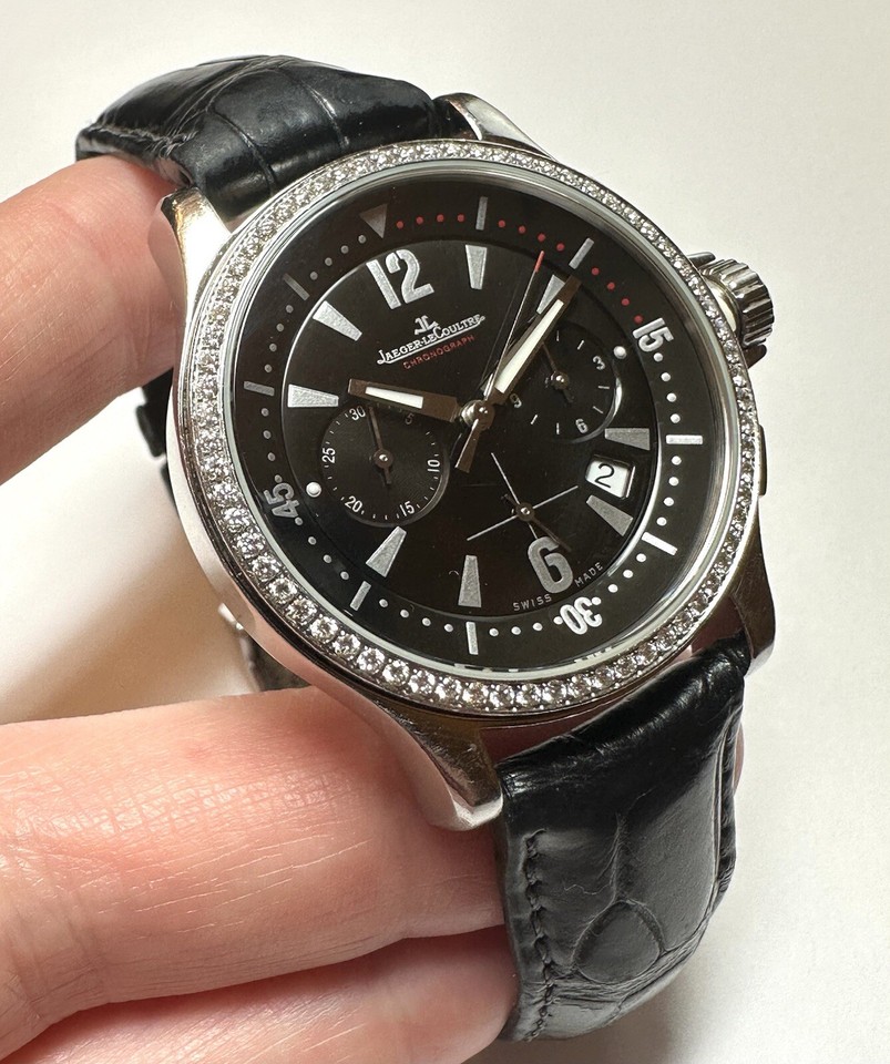 JAEGER LECOULTRE Diamond Master Compressor Chronograph 37mm Q1748402 ...