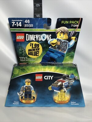 LEGO Dimensions 71266 LEGO City Chase McCain Fun Pack Police Helicopter ...