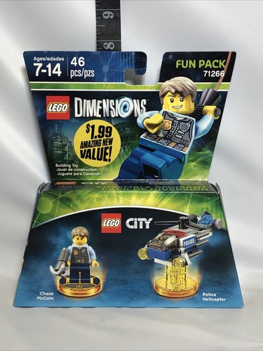 LEGO Dimensions 71266 LEGO City Chase McCain Fun Pack Police Helicopter ...