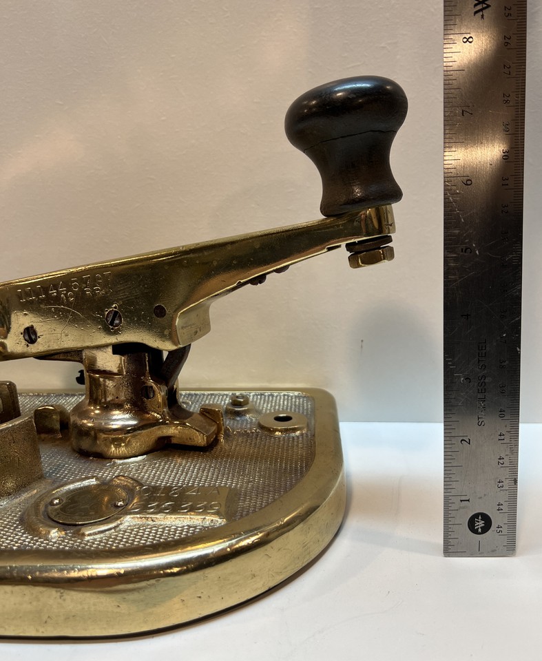 ANTIQUE ICRR ILLINOIS CENTRAL RAILROAD GENERAL ELECTRIC BRASS TRAIN ...