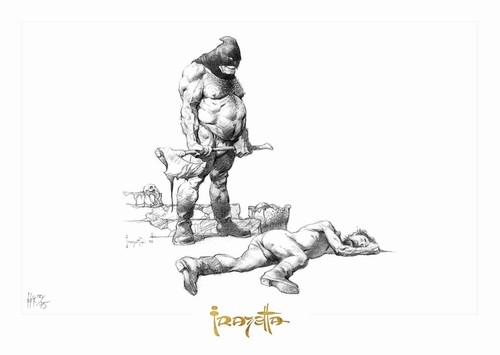Frank Frazetta - The Executioner (Pencil) - Official Limited Edition Giclée | eBay