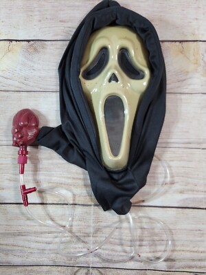 Scream Mask Blood Pump Ghost Face Bleeding Mask 2012 Halloween | eBay