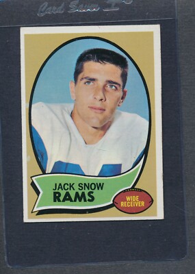 1970 Topps #044 Jack Snow Rams EX *3762 | eBay