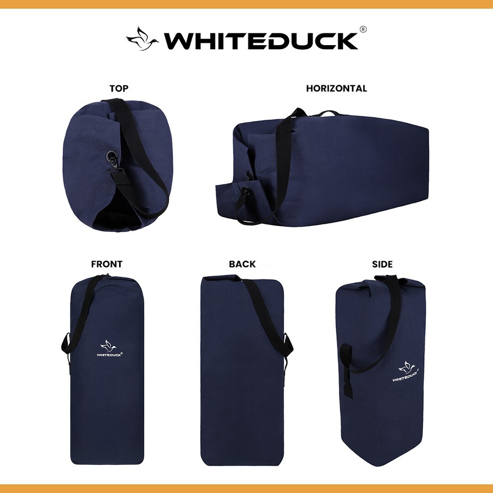 WHITEDUCK Hoplite Top Load Bag - Waterproof & Durable Travel Canvas ...