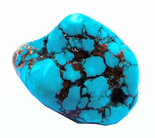 Natural Blue Turquoise 80-90Ct Certified Raw Uncut Rough Loose Gemstone ...