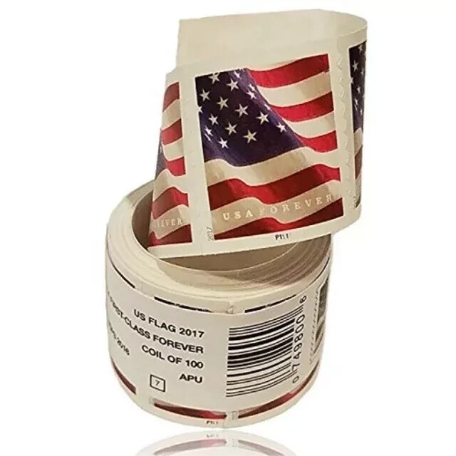 (4) Rolls of 100 USPS Authentic Forever Stamps Total - 400 Stamps. | eBay