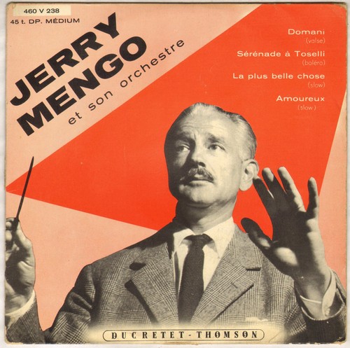 JERRY MENGO "DOMANI" EP 1956 DUCRETET THOMSON 460 V 238 | eBay