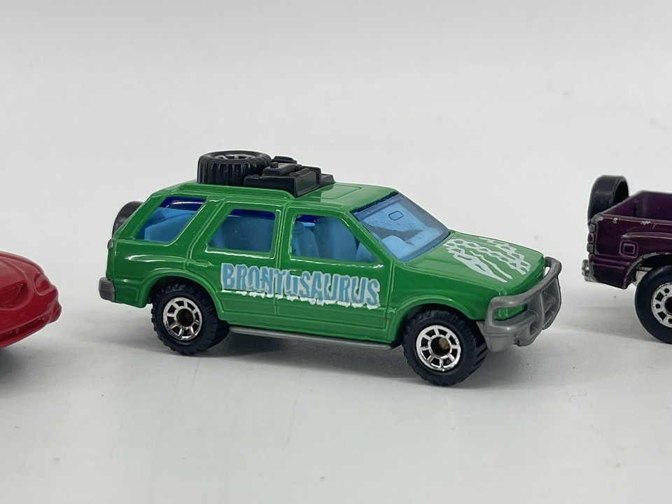 Vintage Matchbox 4 Cars Lot Mustang Cobra Nissan Pathfinder Isuzu Rodeo ...