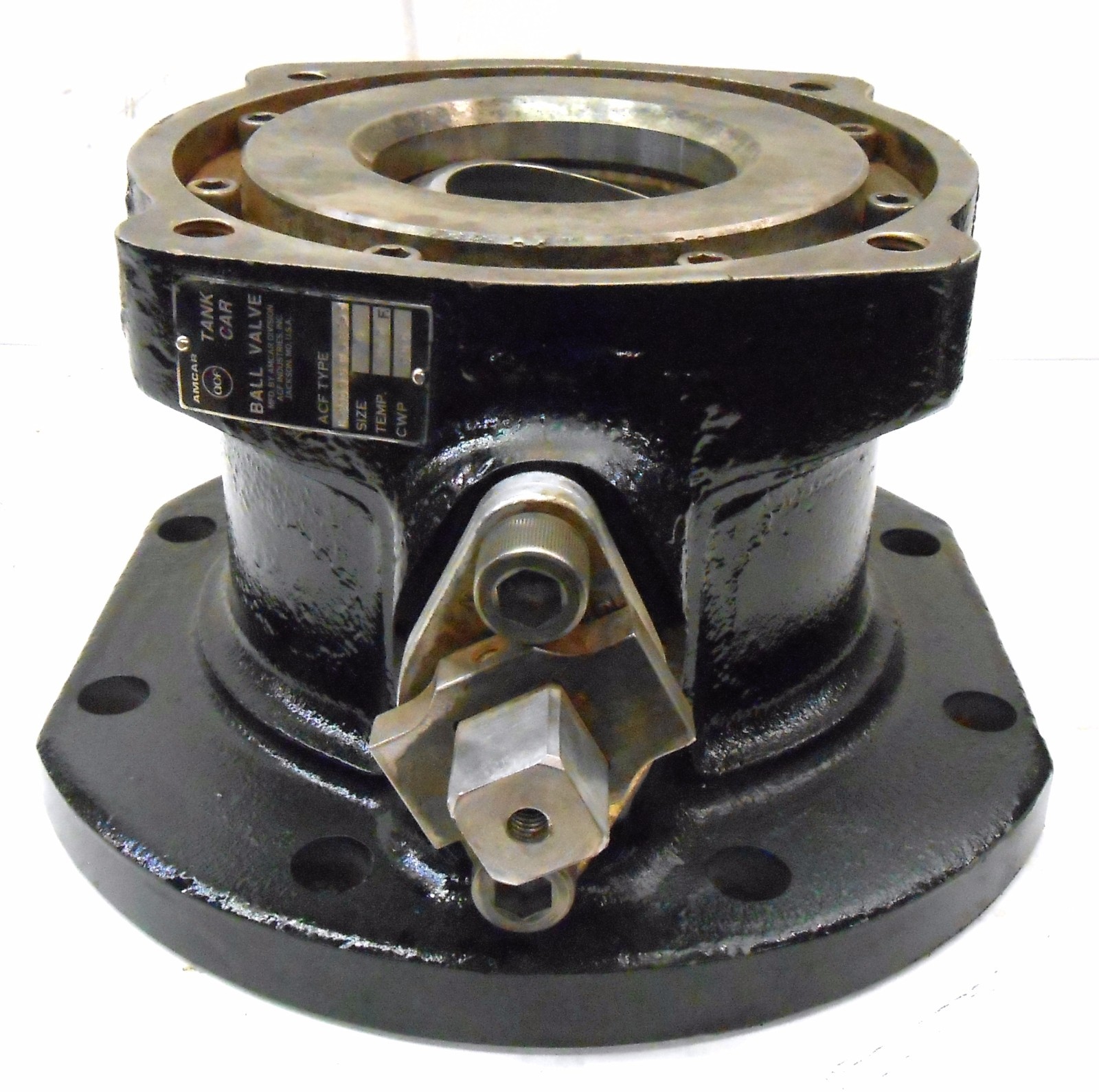 AMCAR TANK CAR BALL VALVE, ACF TYPE K-2009 S M-22-T, SIZE 4, TEMP 300 ...