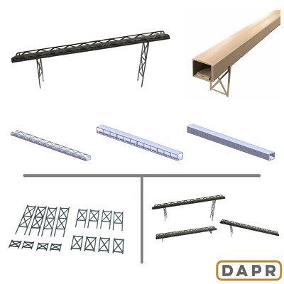 DAPR-N Gauge Model Railway Scenery Building Kit - Custom Quarry ...