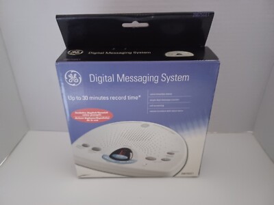 New GE Digital Messaging System English/Spanish Answering Machine Model ...