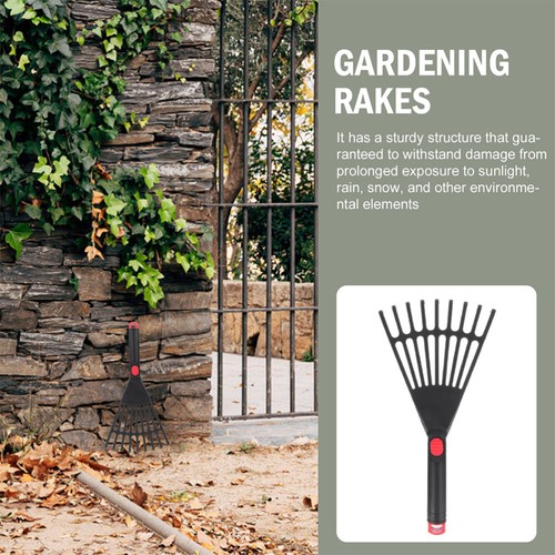 Rake for Flower Bed Gardening Rakes Plastic Small Travel Tool | eBay