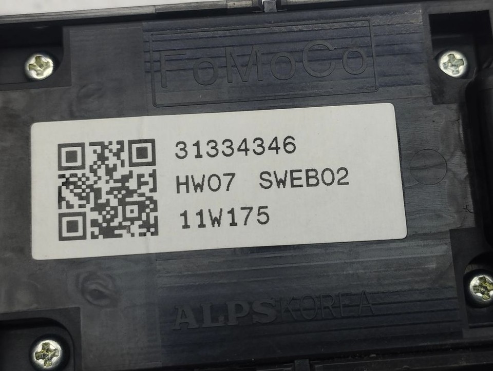 Volvo XC60 2011 Window Control Switch Button Front right 31334346 ...