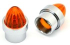 Bumper Guide Top for 1" Pipe Plastic Amber Lens Chrome Aluminum GG ...