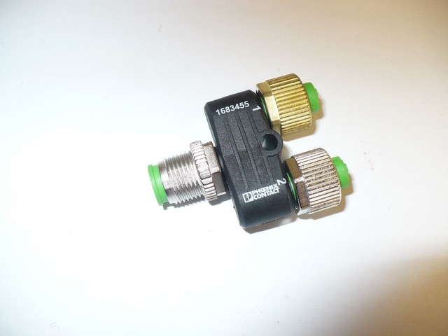 Phoenix Contact 1683455 Connector Y - Distributor M12 Straight USIP for ...