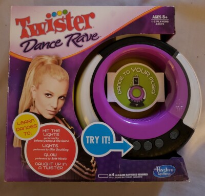 New! Twister Dance Rave Hasbro Gaming Glow MP3 Player Game | eBay