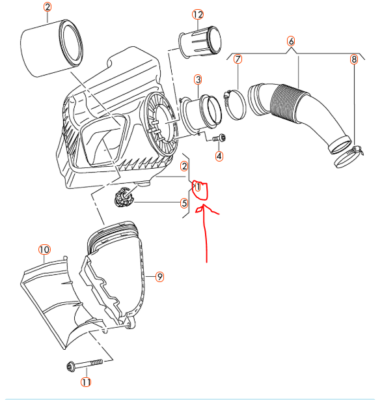 OEM GENUINE AUDI A6 AIR CLEANER ASSEMBLY 4G0133838E | eBay