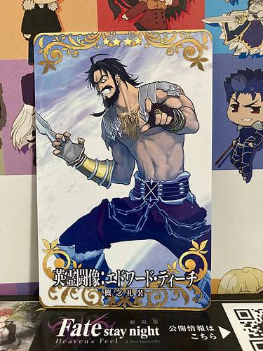 Edward Teach Craft Essence FGO Fate Grand Order Arcade Mint Card | eBay
