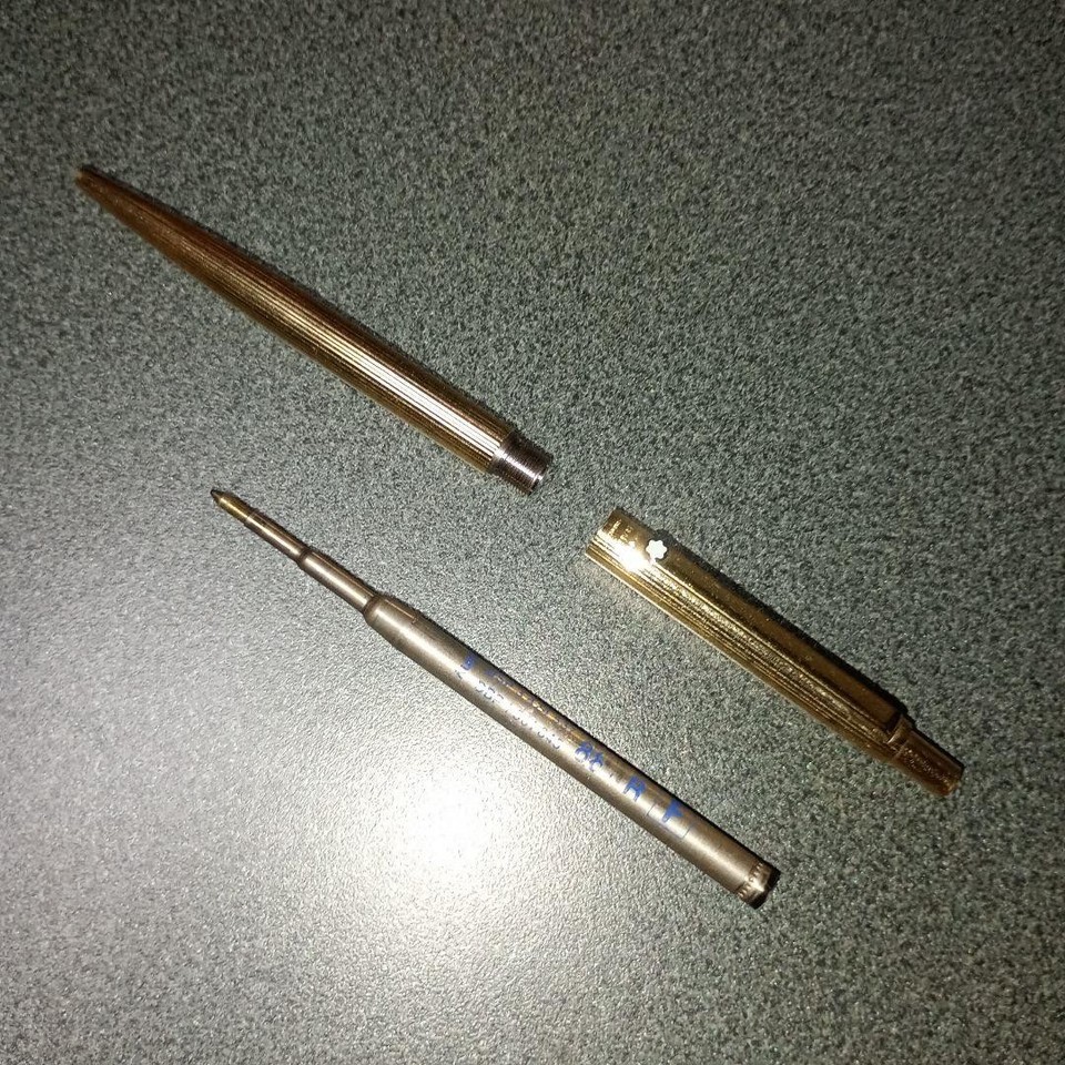 Vintage Mont Blanc ️ German ballpoint pen gold plated Showa Retro | eBay UK